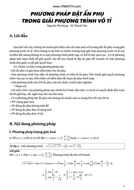 Tính toán khoa học - Chương 4: Giải phương trình phi tuyến | PDF