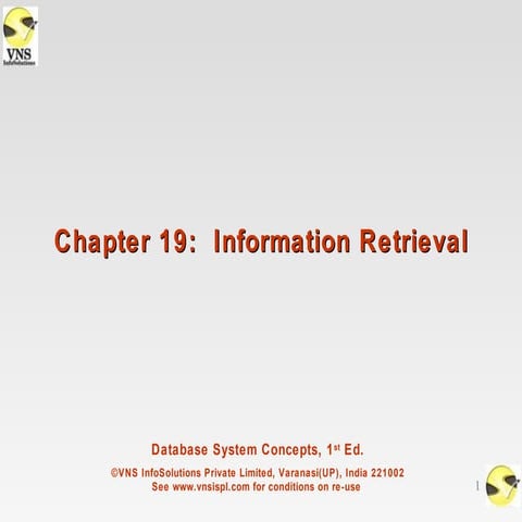 VNSISPL_DBMS_Concepts_ch19 | PPT | Search | Internet