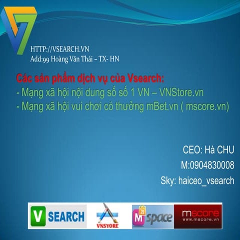 Vnstore mxh noi dung so so 1 vn | PDF