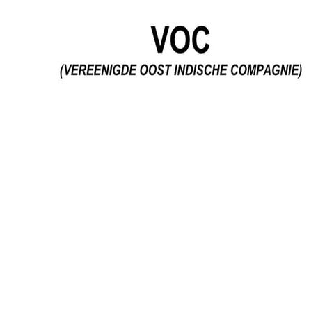 VOC | PPT
