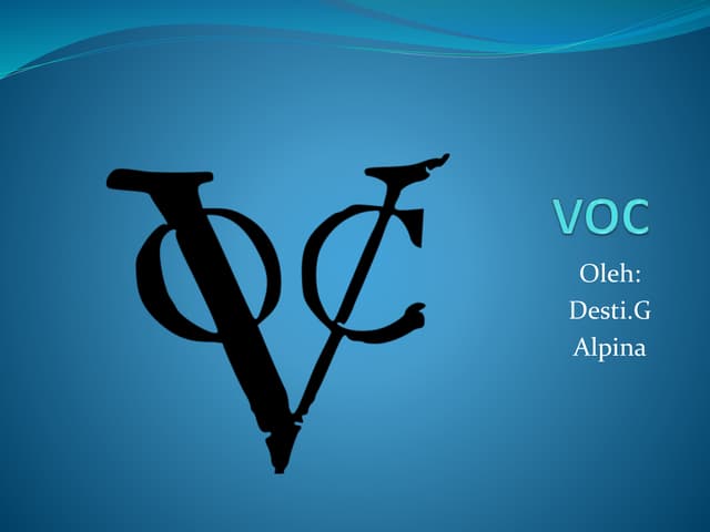 Sejarah VOC | PPTX