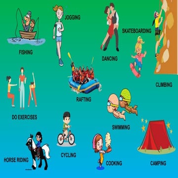 FREE TIME ACTIVITIES | PPTX