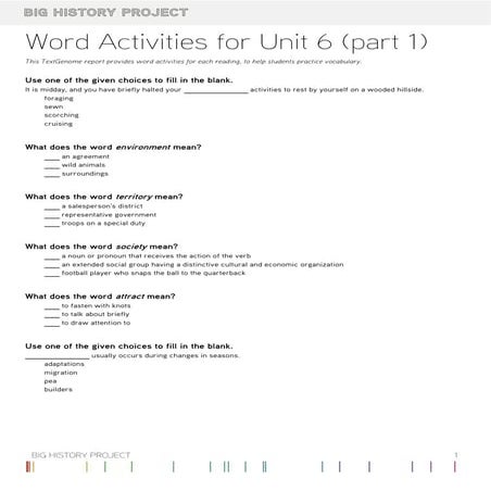 6.2 Vocabulary: Part 2 | PDF