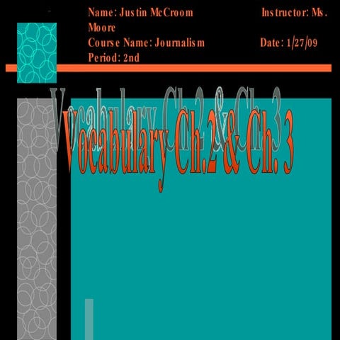Vocab 2 3 Powerpoint 1[1] | PPT