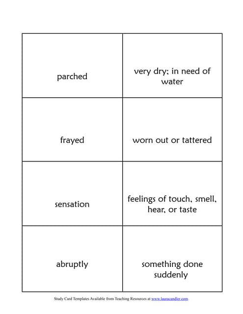 Study cards westlandia | PDF