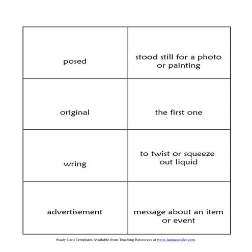 Vocab cards davy crockett saves the world | DOC