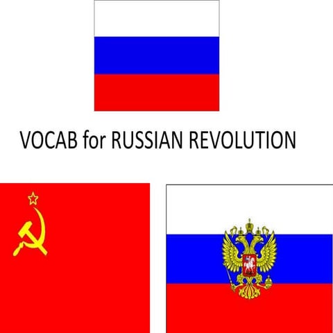 Vocab for russia overview day 1 russian revolution unit. world history ...