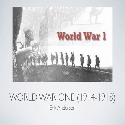 Vocab for WW1 | PPT