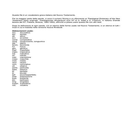 Vocabolario greco-italiano | PDF
