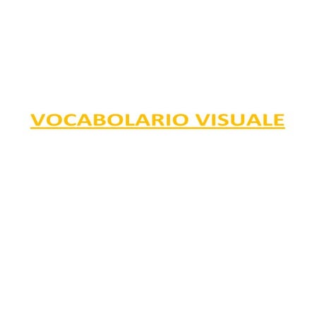 Vocabolario visuale | PDF