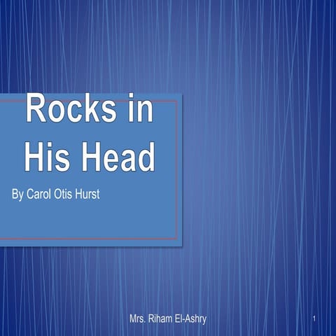 Reading Street, Rocks in his Head, Vocab& skill, By: teacher Riham El ...