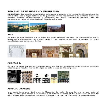 Vocabulario de-arte-islamico | PDF | Islam | Religion & Spirituality