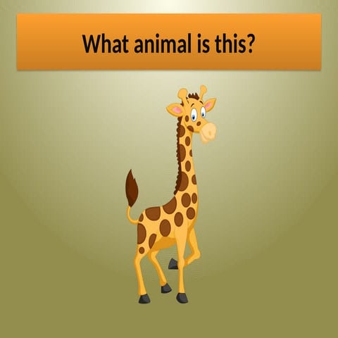 Vocabulario de animales/ Vocabulary for children.pptx
