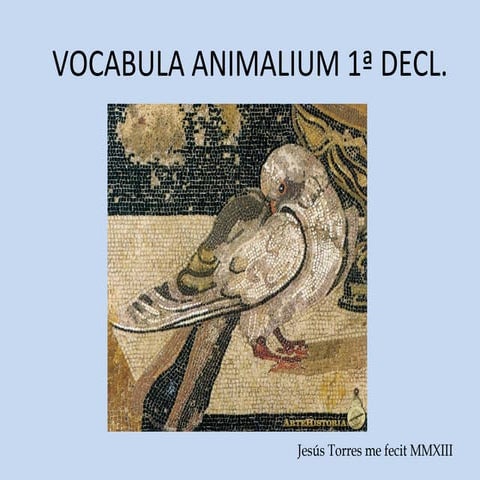 Vocabulario de animales de la 1 | PPT