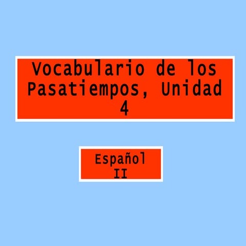 Los pasatiempos de Agustin | DOC