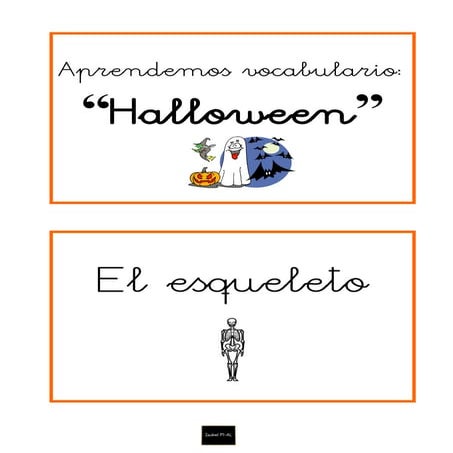 Vocabulario halloween | PDF