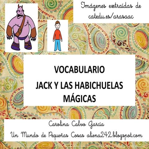 Vocabulario juan y las habichuelas mágicas | PDF