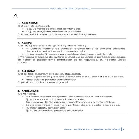 Banco de-palabras-concurso-de-ortografia 2015 | DOCX