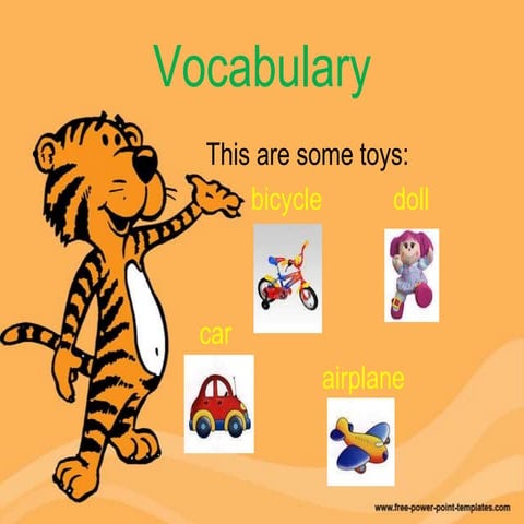 Review the vocabulary | PPTX | Children\'s Games and Toys | Shopping