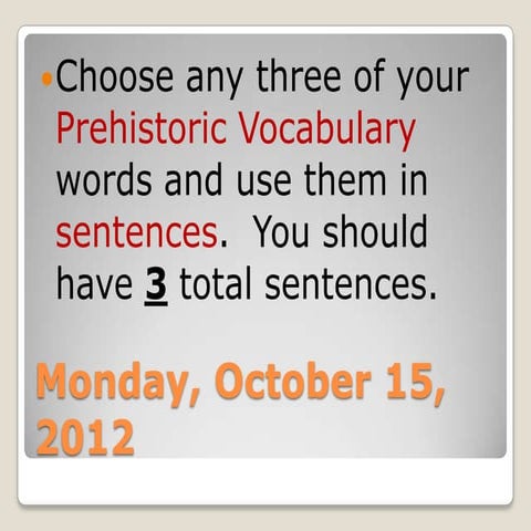 Vocabulary | PPTX