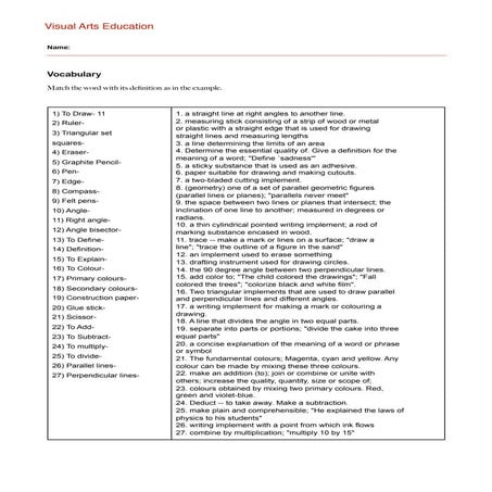 Vocabulary | PDF