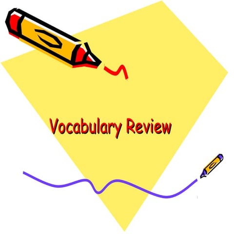 Vocabulary | PPT