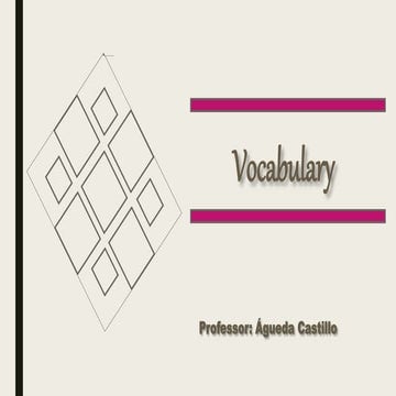 Vocabulary | PPT