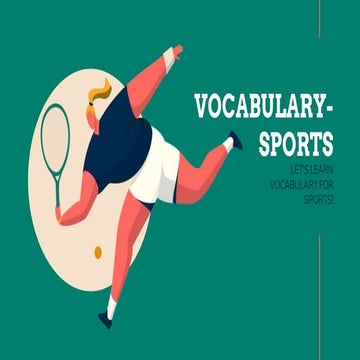Vocabulary sports | PPSX