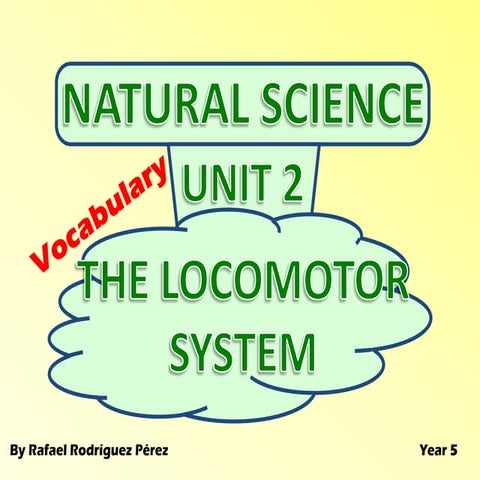 Vocabulary: The locomotor system | PPT