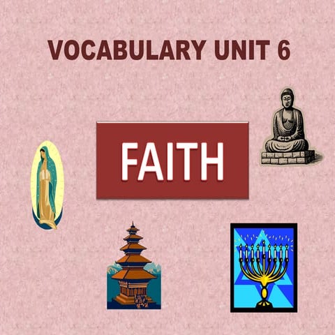 Vocabulary Unit 6 | PPT