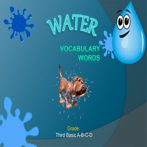 Vocabulary "Water" | PPT