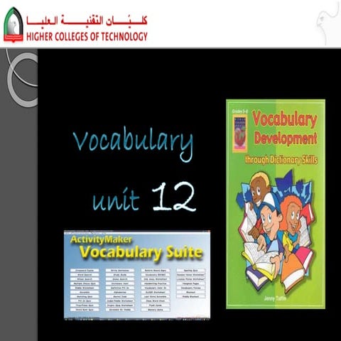 ‫Vocabulary 12 | PPT