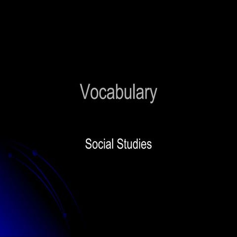 Vocabulary2 | PPT