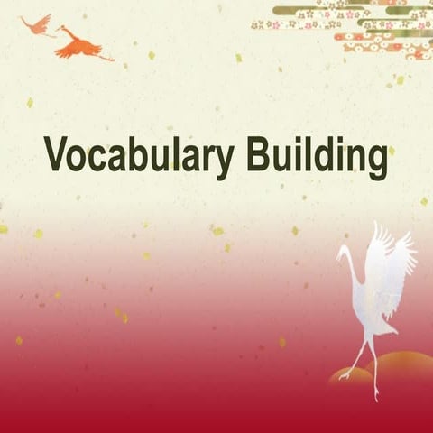Vocabulary2009 | PPT