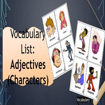 Vocabulary primary 5 - Characters (personality).pptx