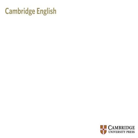 Vocabulary and the cambridge english corpus | PPTX