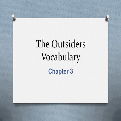 Vocabularych3 slideshare | PPTX