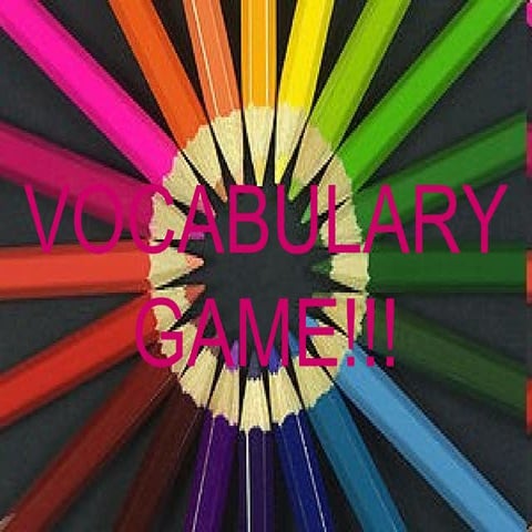 Vocabulary game | PPT