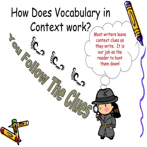 Vocabulary in context | PPT