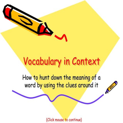 Vocabulary in Context by Professor from University.ppt