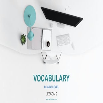Vocabulary_Lesson_2.pdf English vocabulary2 | PDF