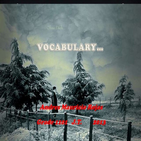 Vocabulary | PPT