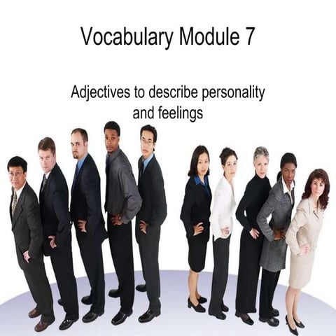 Vocabulary module 7 | PPT