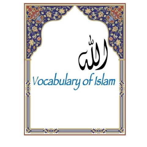 Vocabulary about Islam | PPT