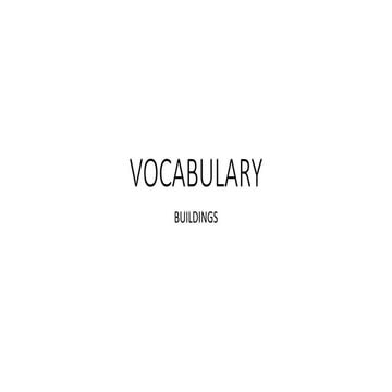 VOCABULARY PART 2 [Cambrigde) | PPT