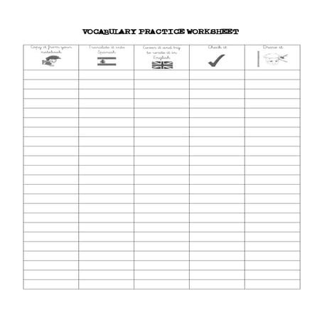 Vocabulary practice worksheet | PDF