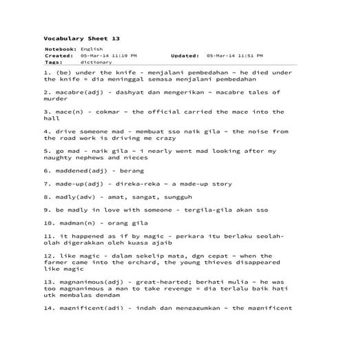 500 contoh irregular verb bahasa inggris | DOCX