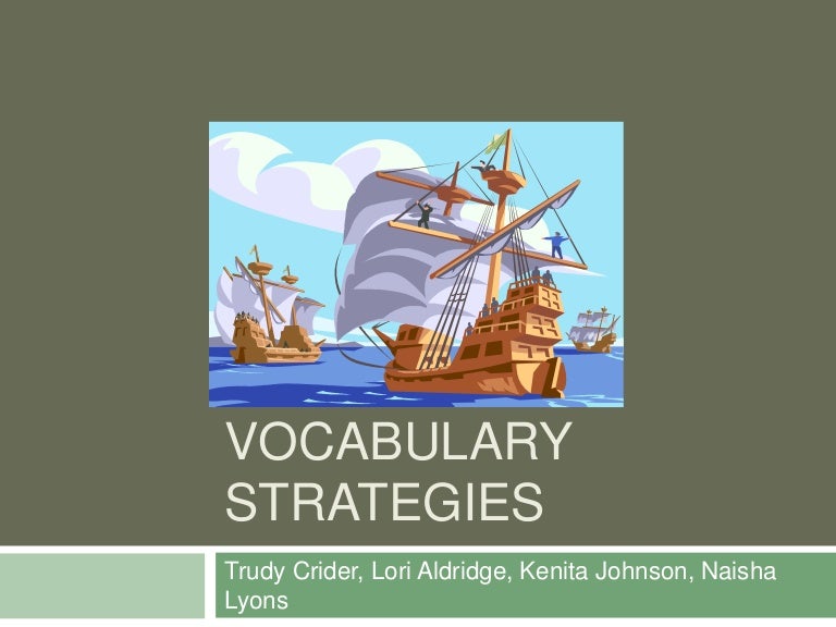 Vocabulary Strategies vocabulary-strategies