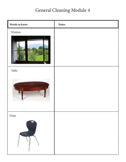 Vocabulary Study Guide Module1 | PDF