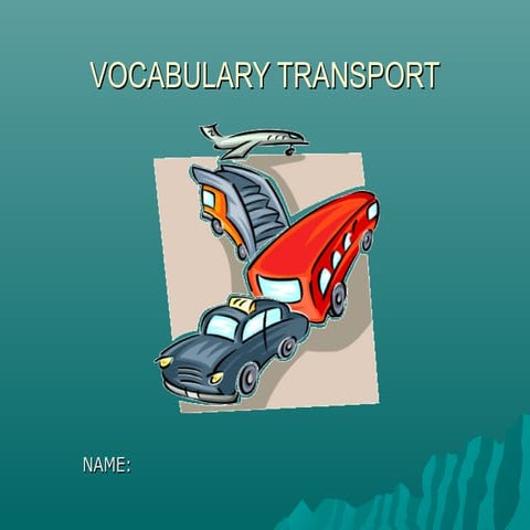 Vocabulary transport | PPT
